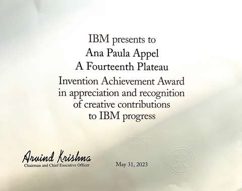 Patents - Ana Paula Appel